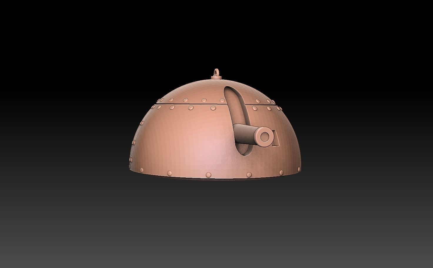Fiat 2000 Tank Turret 3D model 3D printable | CGTrader