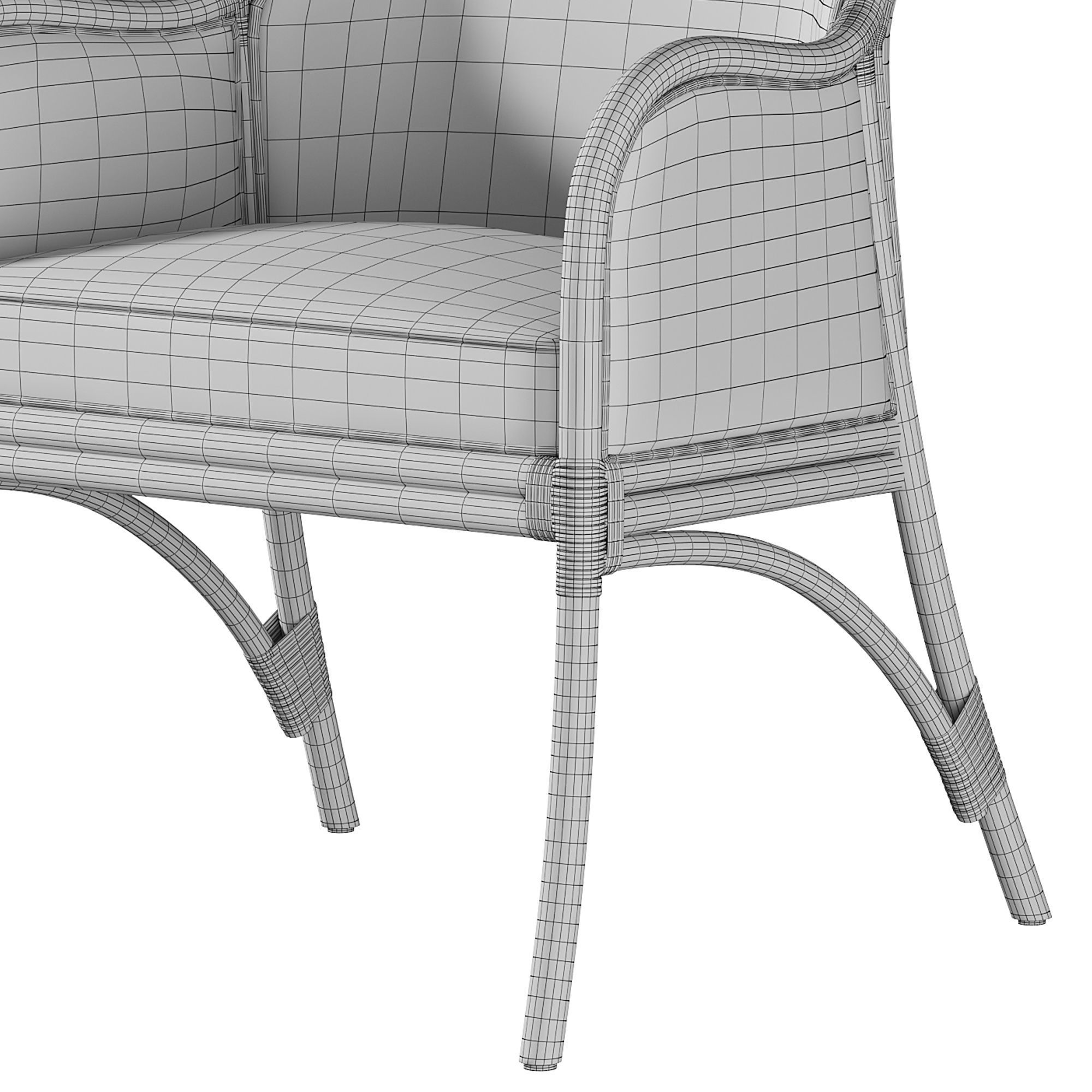 LANTANA ARM CHAIR by Bakerfurniture 3D model | CGTrader