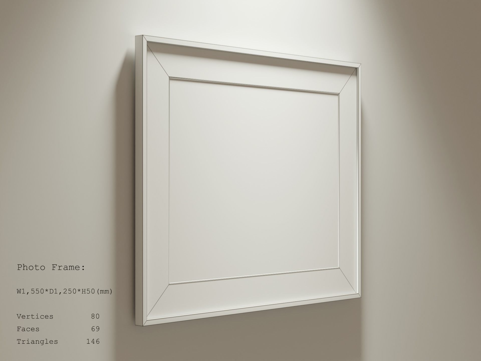 NY Photo Frame free VR / AR / low-poly 3D model | CGTrader