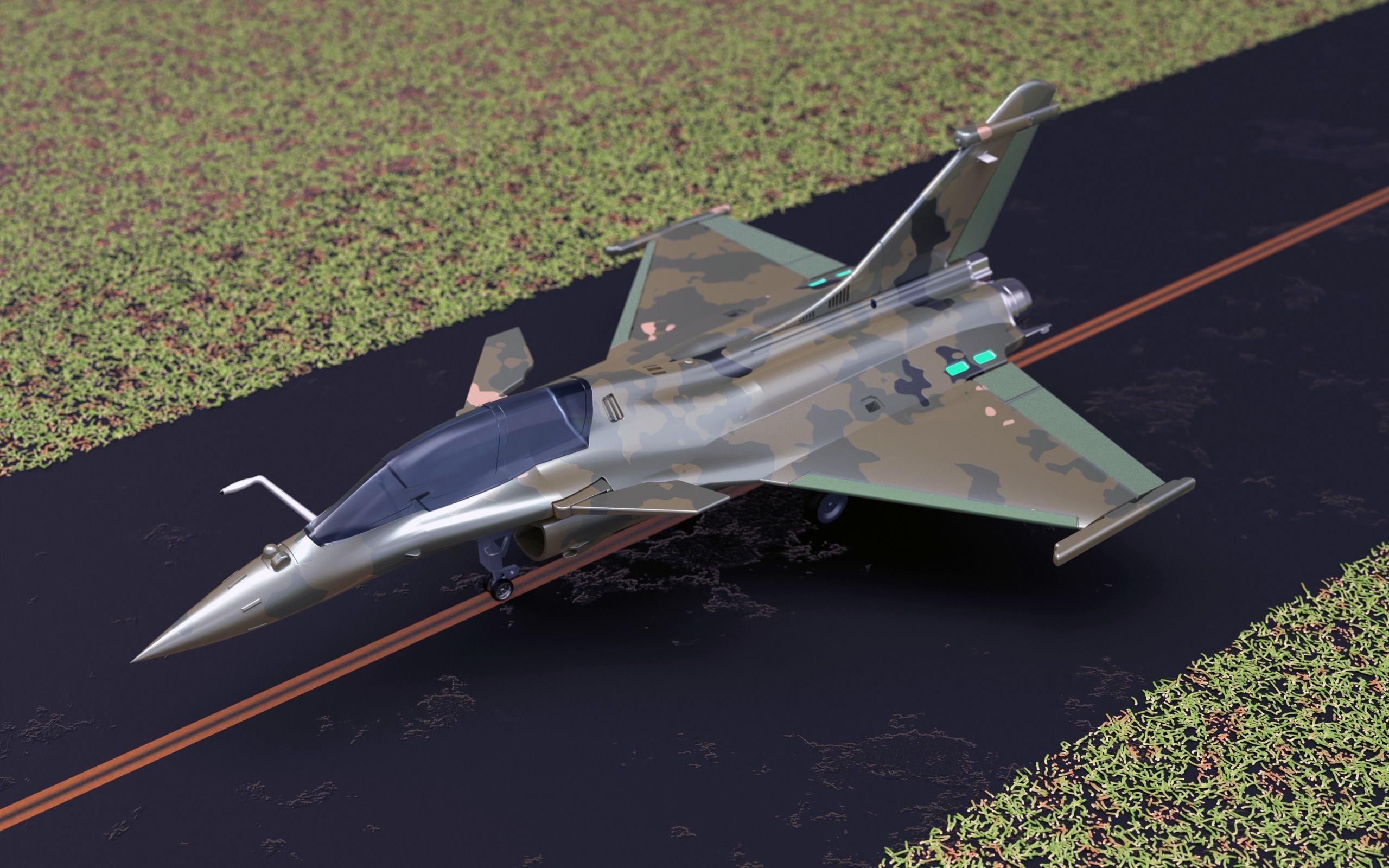 Dassault Rafale 3D model 3D printable | CGTrader
