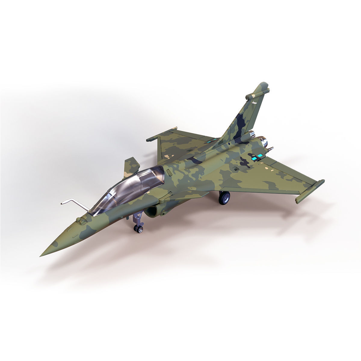 Dassault Rafale 3D model 3D printable | CGTrader