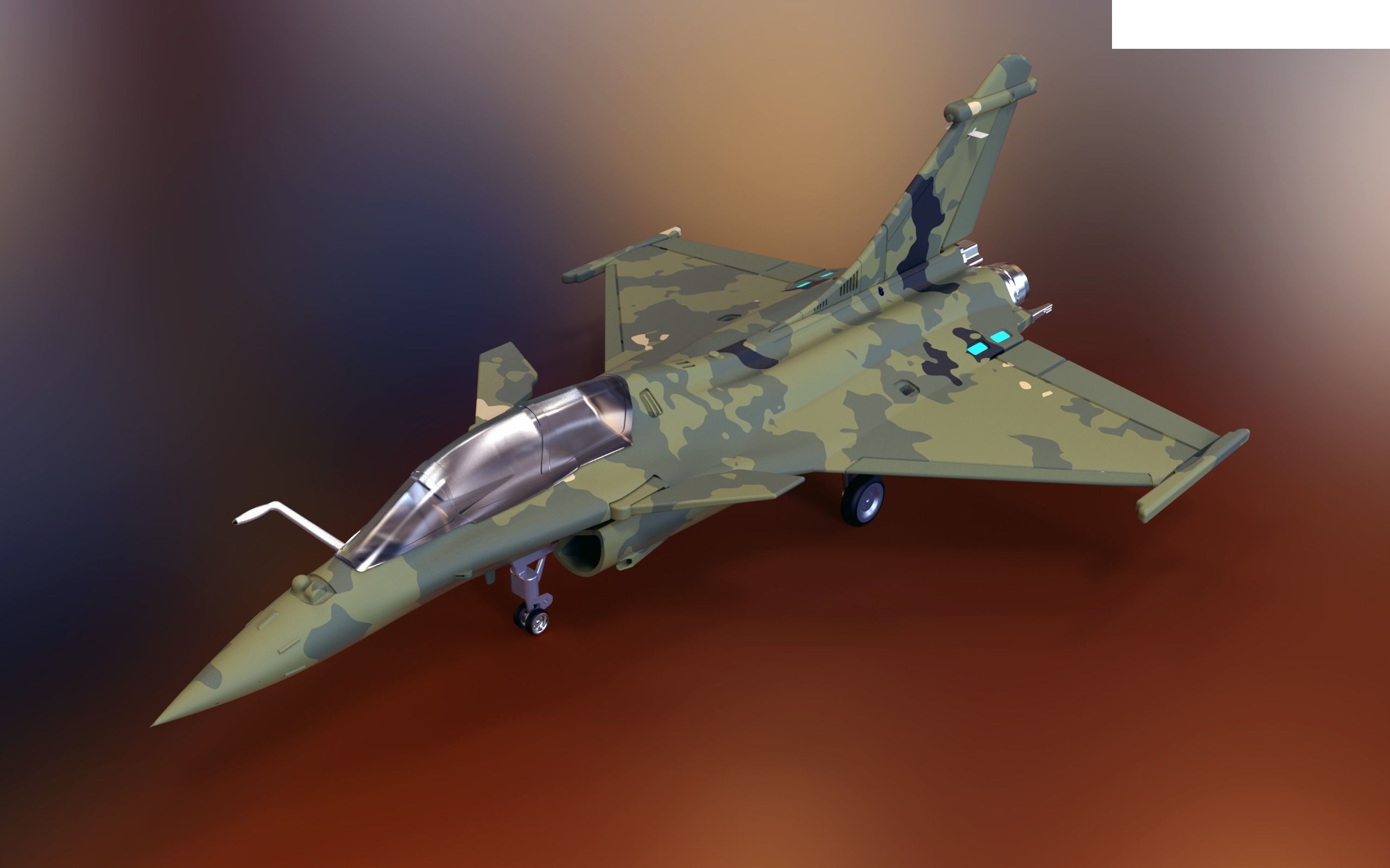 Dassault Rafale 3D model 3D printable | CGTrader