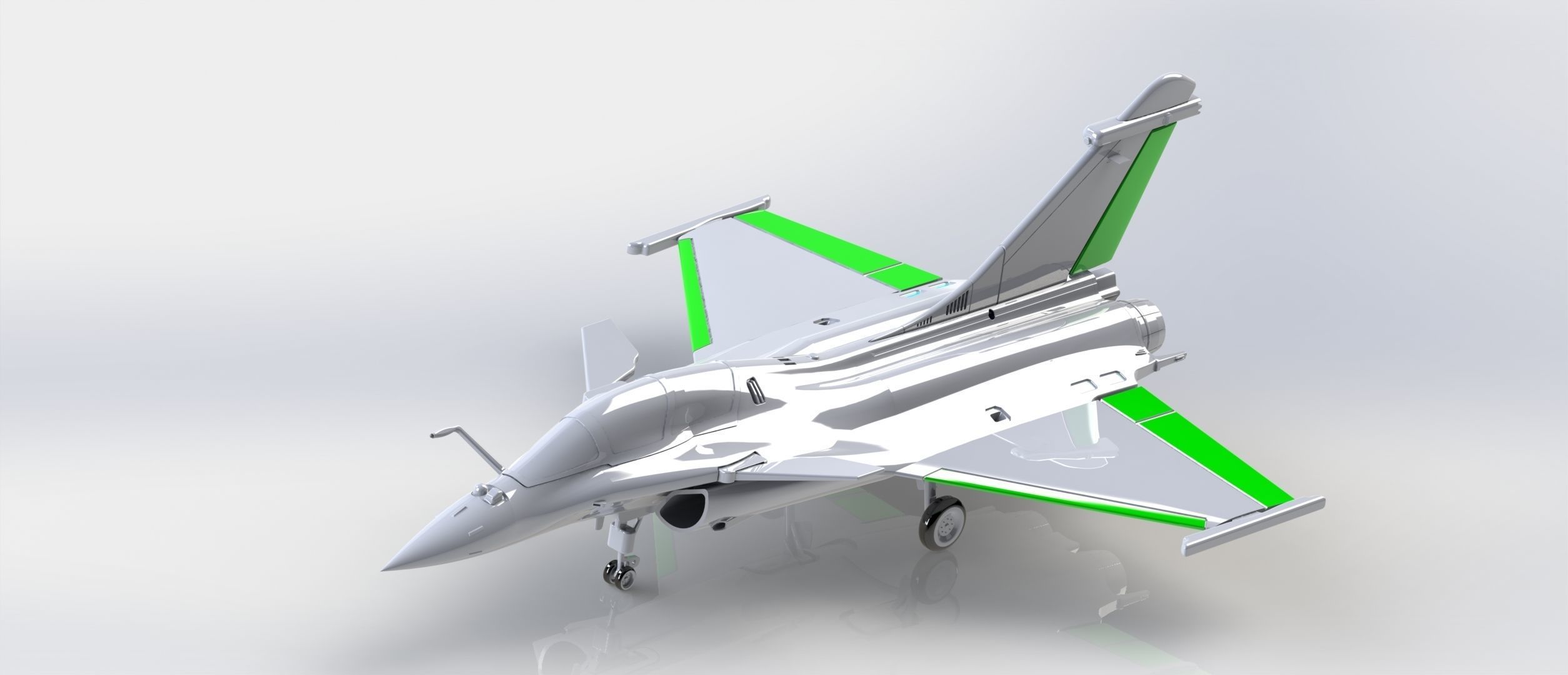 Dassault Rafale 3D model 3D printable | CGTrader