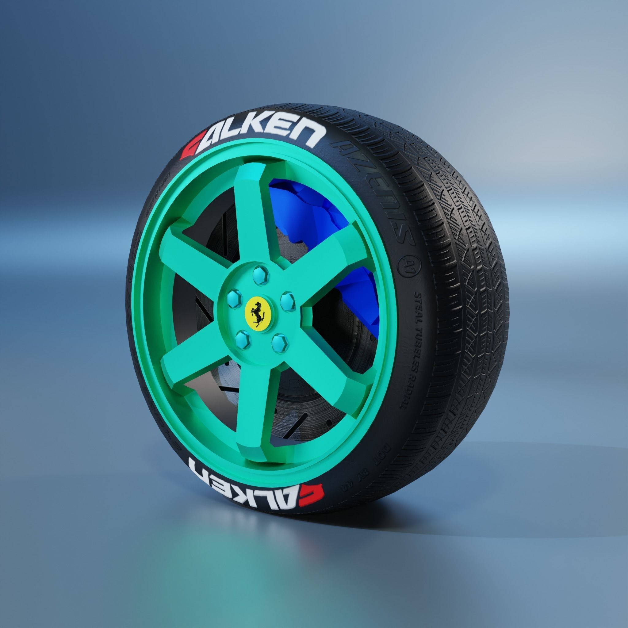 3D model Volk Racing TE37 Wheel VR / AR / low-poly | CGTrader