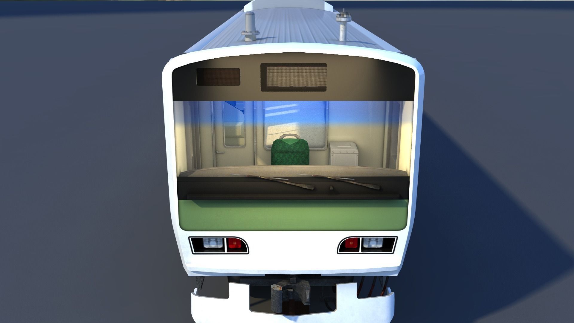 Japan Rail 3D model | CGTrader