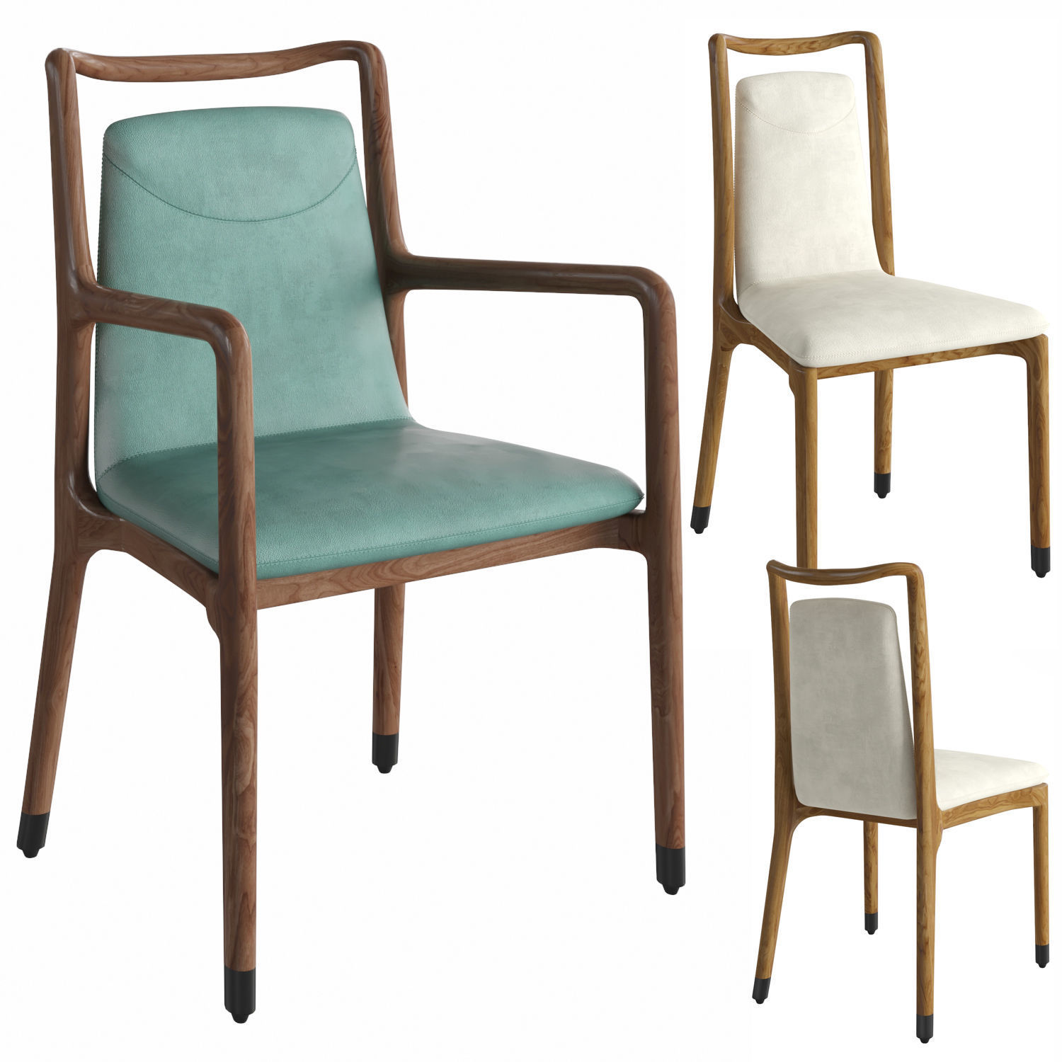 Giorgetti Ibla Chairs 3D model | CGTrader