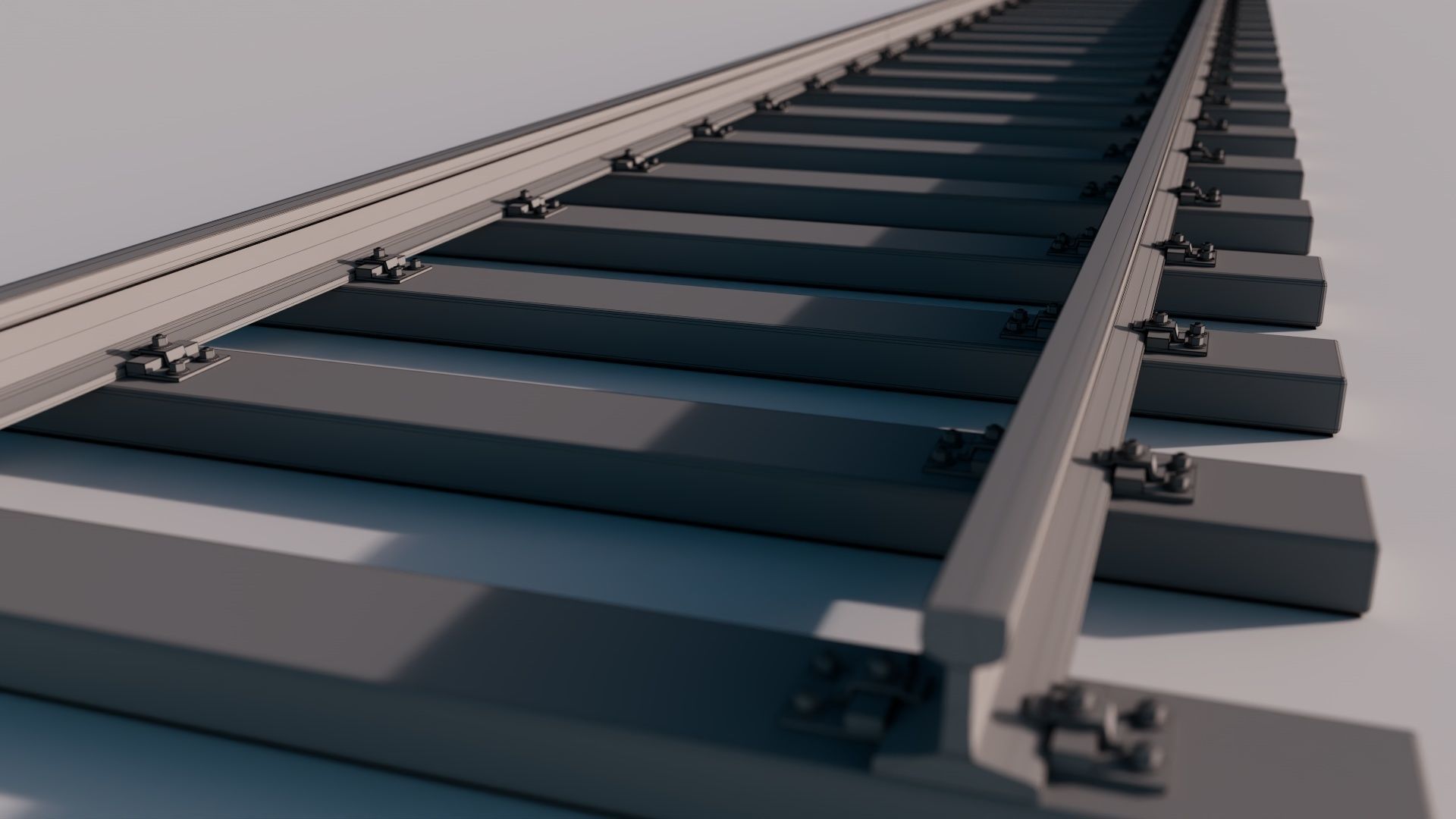 3D model Railtracks 3D Model Railing VR / AR / low-poly | CGTrader