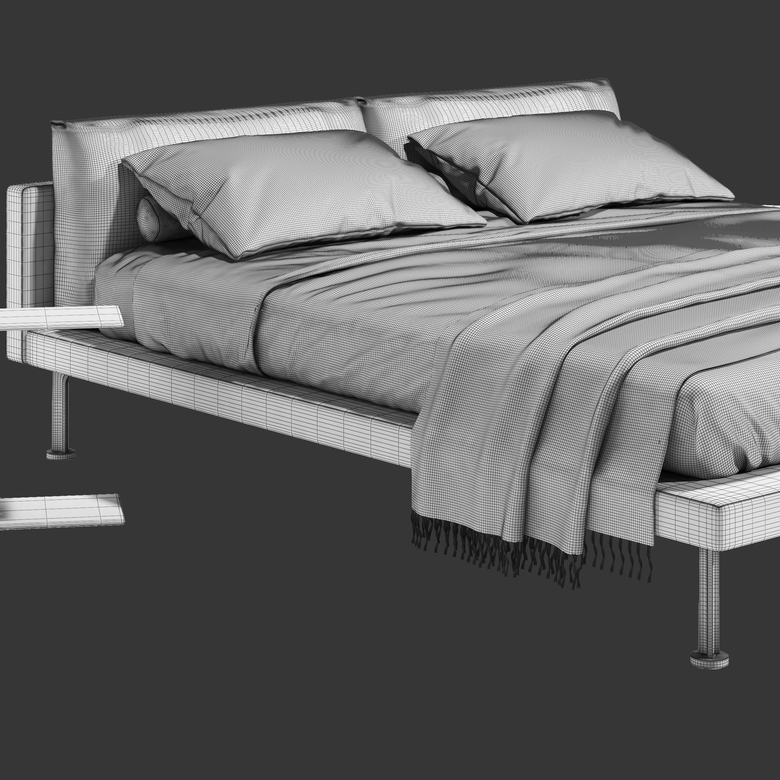 Floyd-Hi bed 3D model | CGTrader