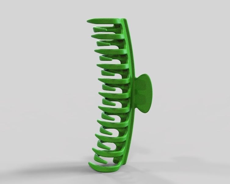 5 Inches Large Claw Clip Extra Curve 3D model 3D printable | CGTrader