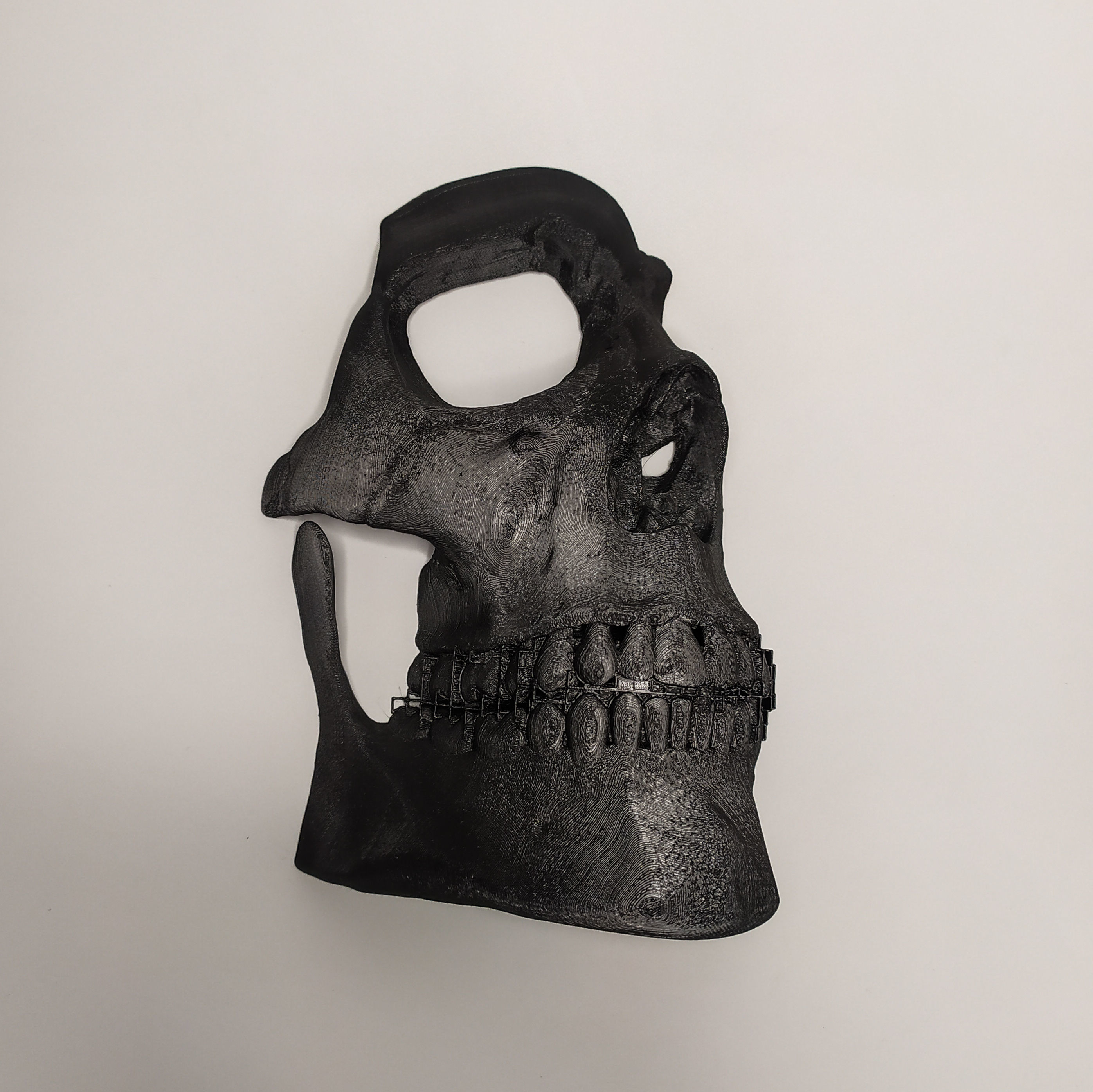 Triptych of human sculls 3D model 3D printable | CGTrader