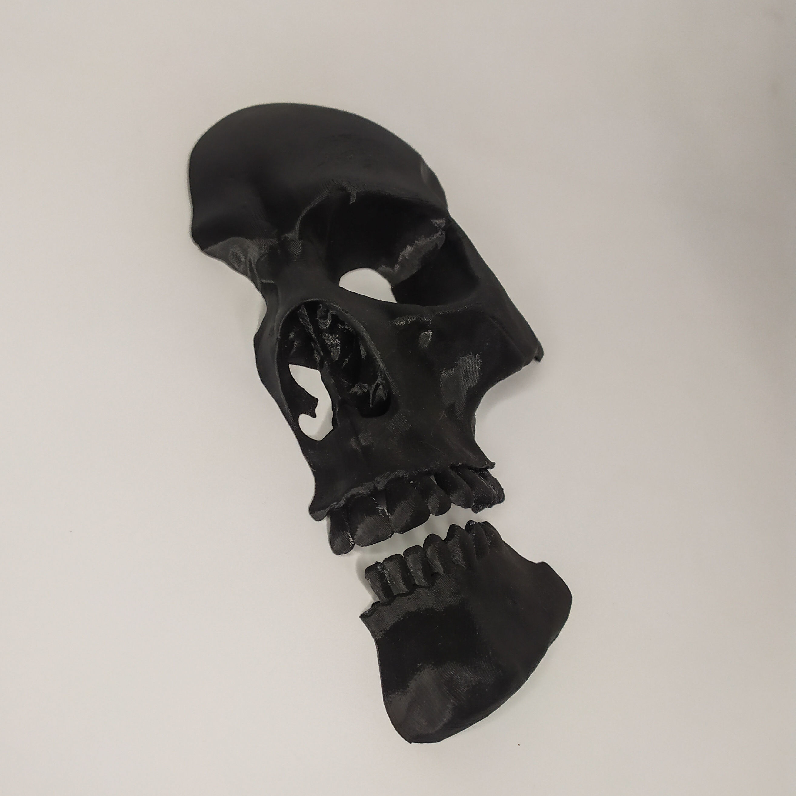 Triptych of human sculls 3D model 3D printable | CGTrader