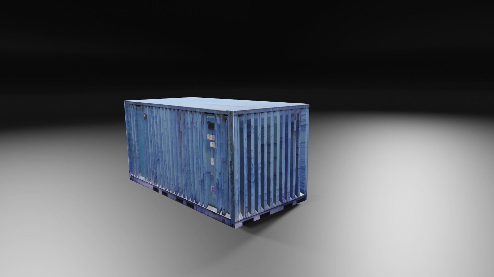 ten containers-ten colors 3D model | CGTrader
