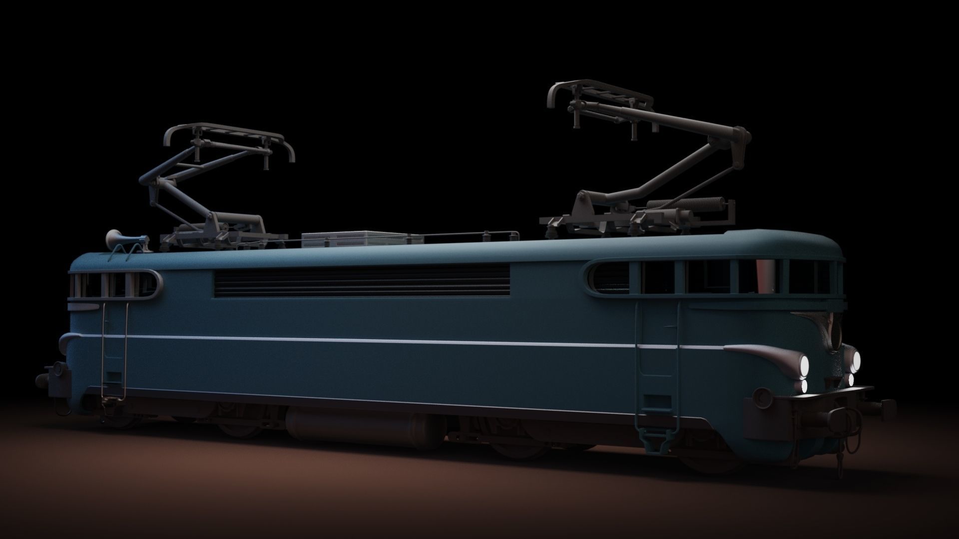 3D model Electric Locomotive SNCF 9291 VR / AR / low-poly | CGTrader