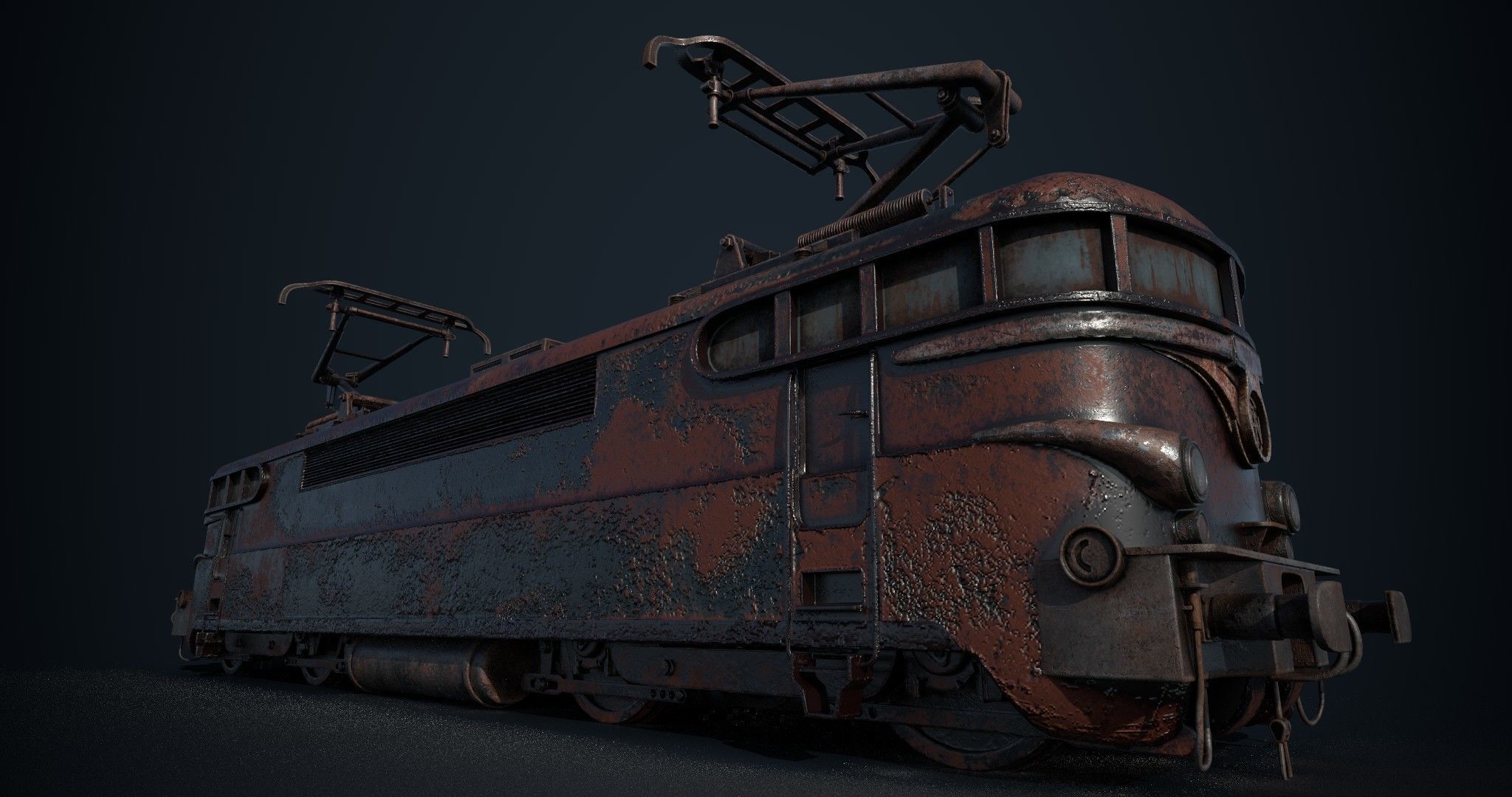 3D model Electric Locomotive SNCF 9291 VR / AR / low-poly | CGTrader