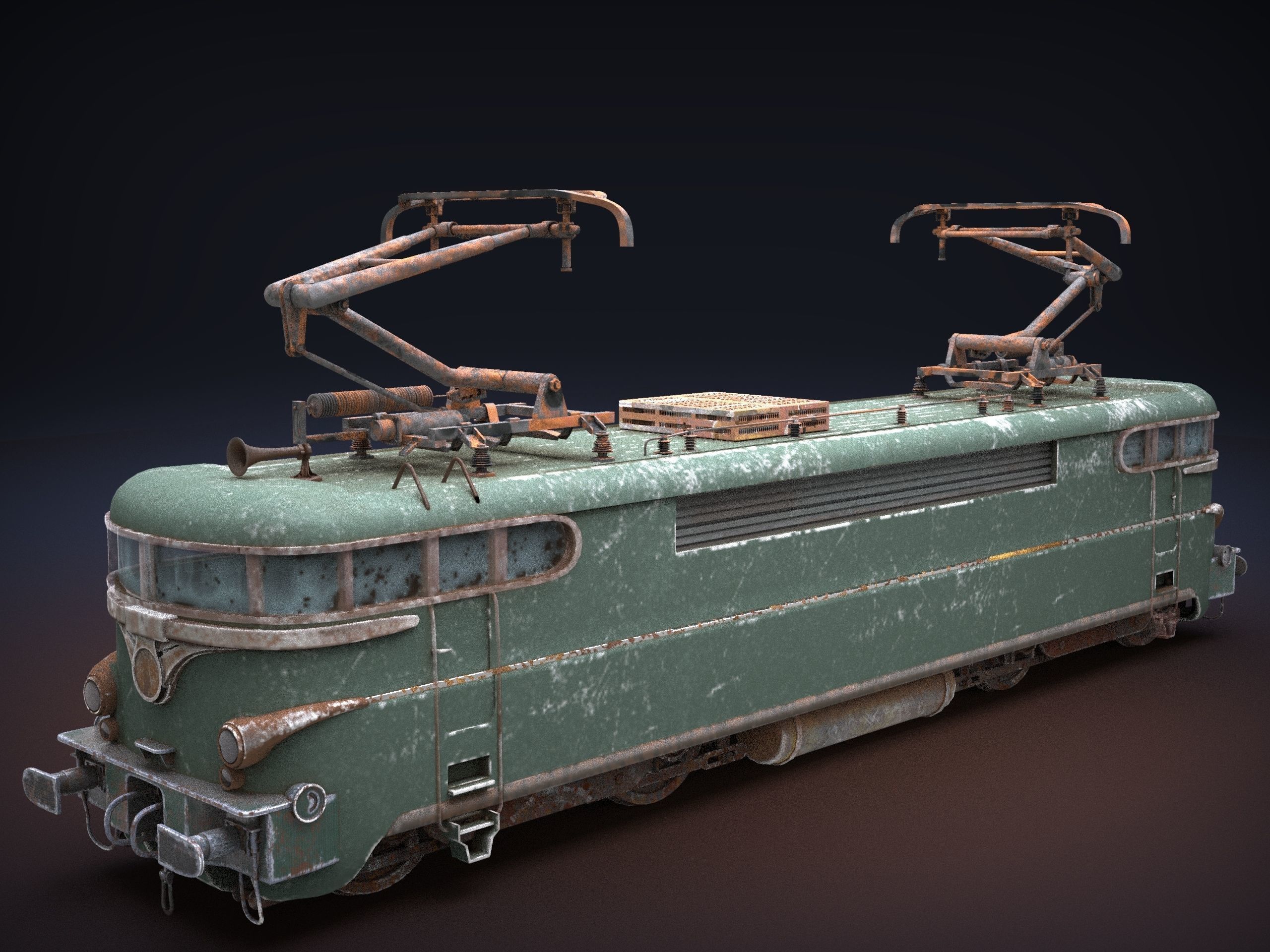 3D model Electric Locomotive SNCF 9291 VR / AR / low-poly | CGTrader