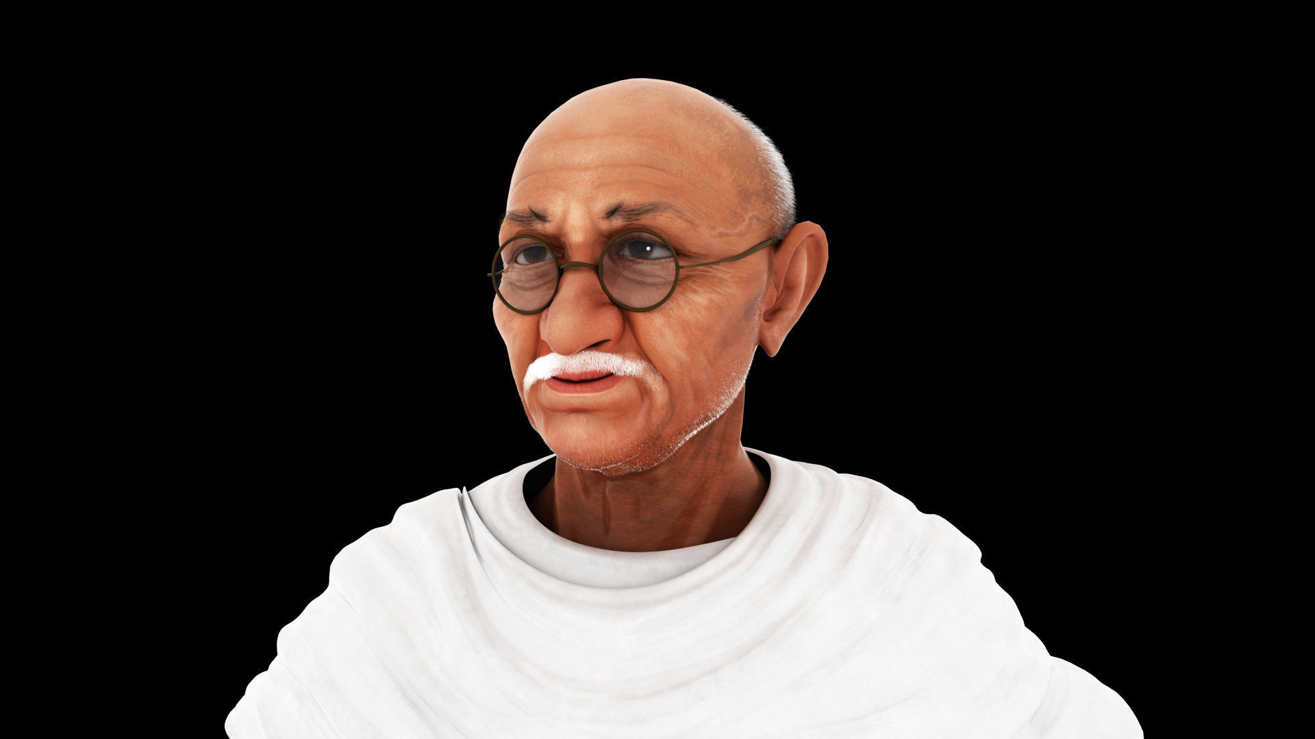 mahatma gandhi 3D model | CGTrader