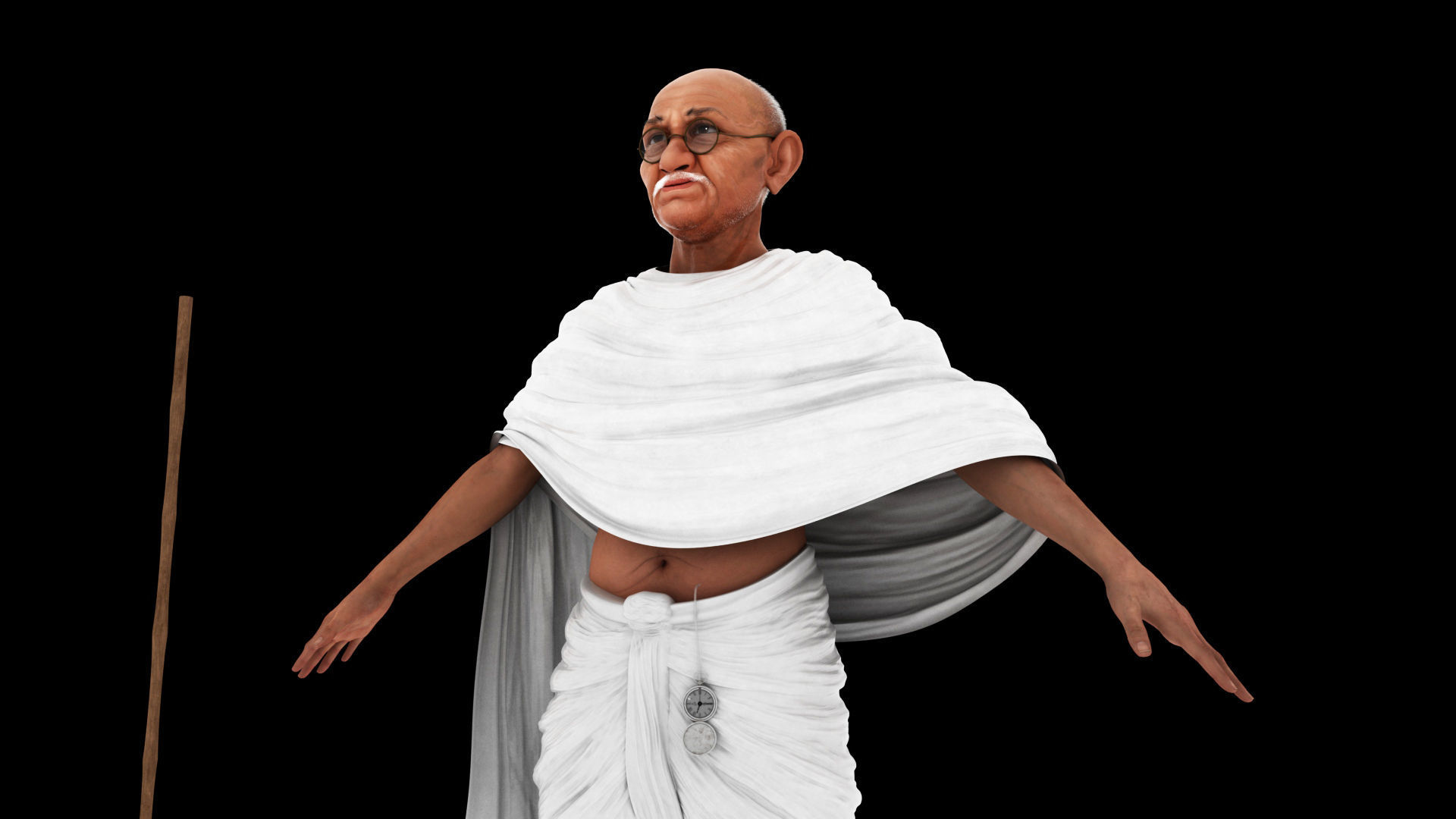 mahatma gandhi 3D model | CGTrader