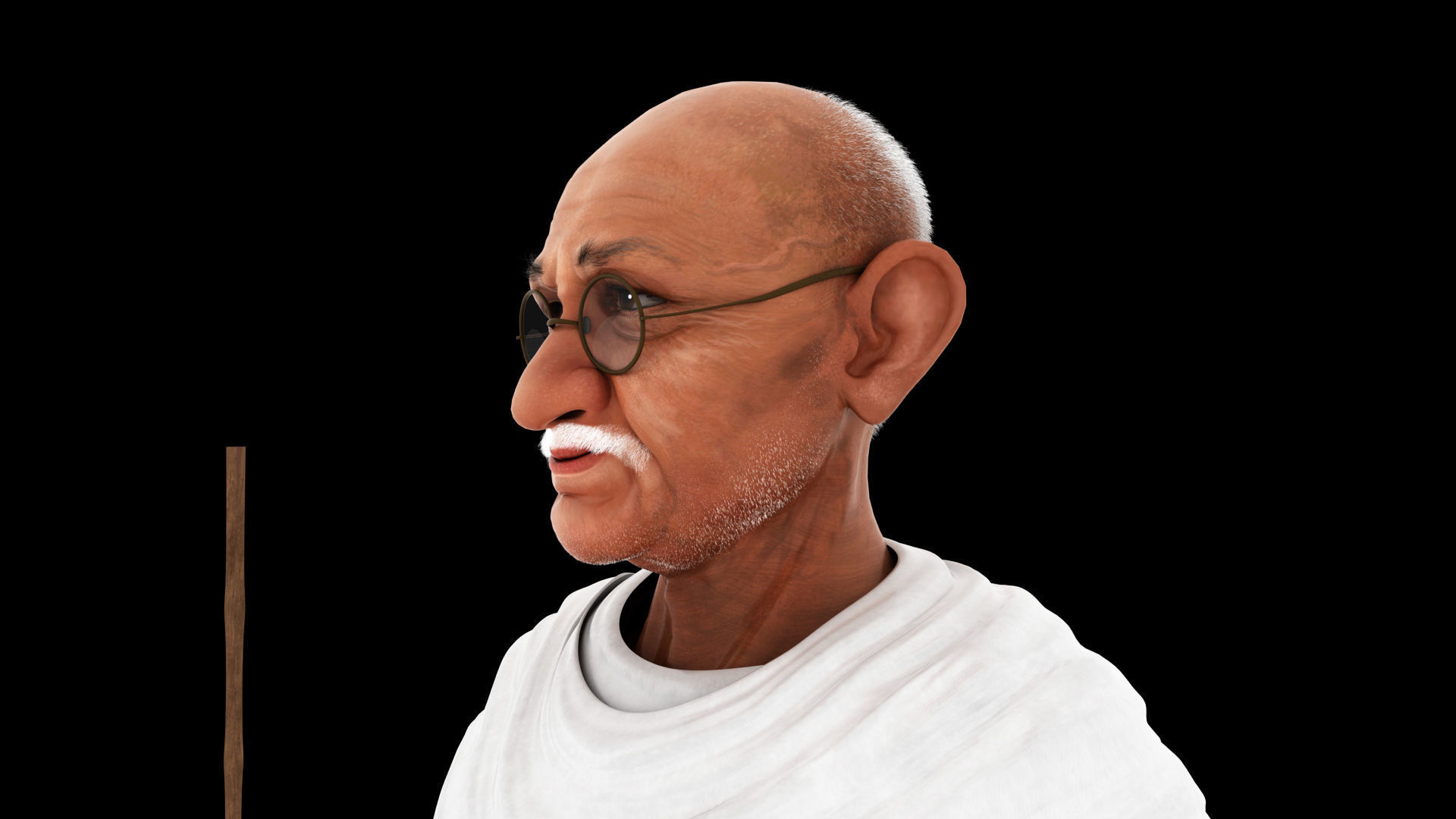 mahatma gandhi 3D model | CGTrader