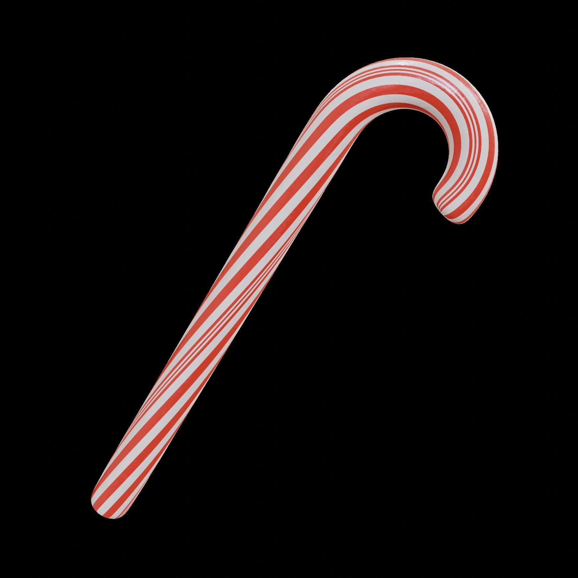 3D model Candy Cane VR / AR / low-poly | CGTrader