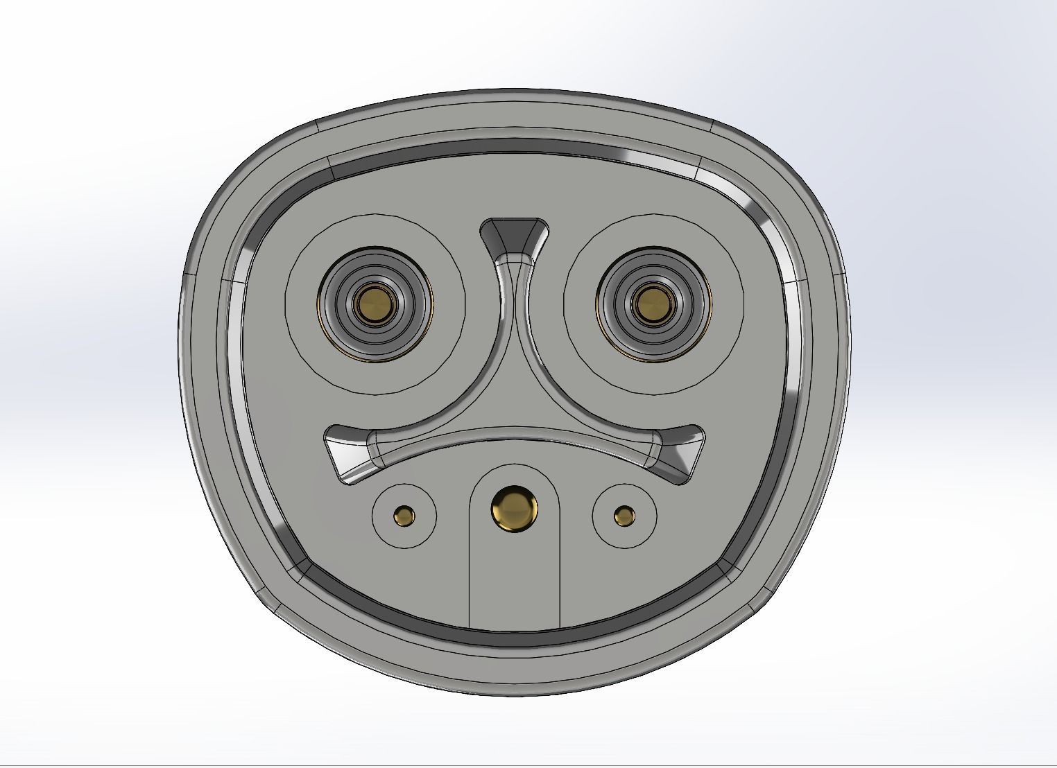 Tesla male connector with metalic contacts Full Size matching 3D model ...