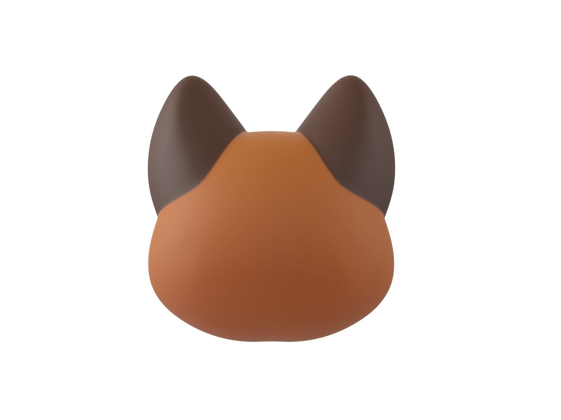 Prop137 German Shepherd Dog Head 3D model | CGTrader