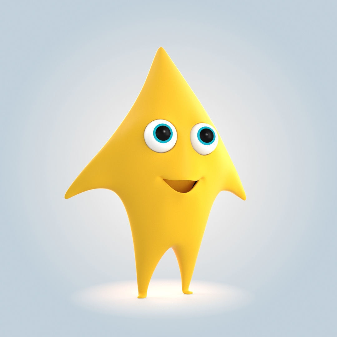 Cartoon Star 3D model | CGTrader