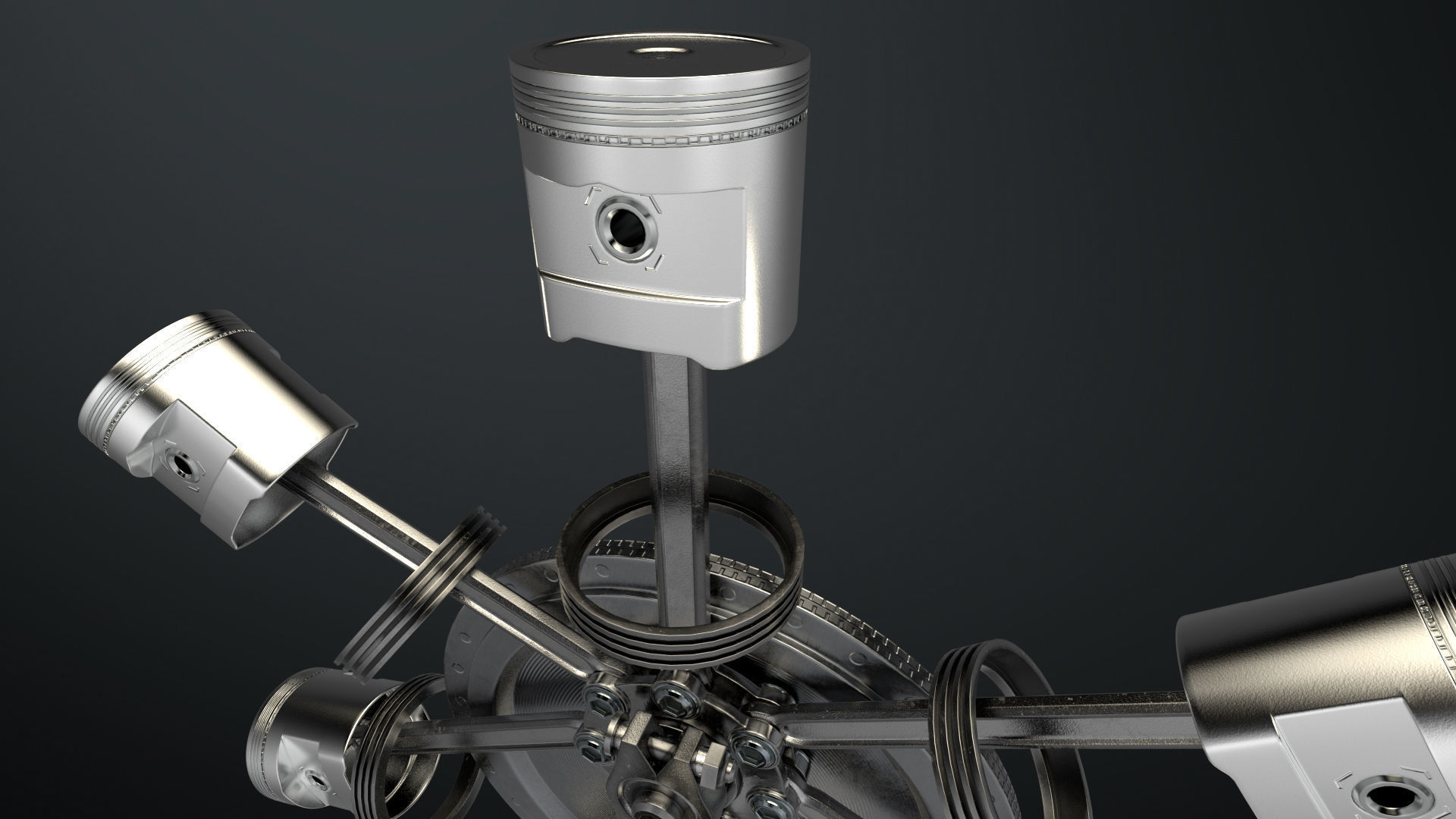AirCraft Engine 3D model animated rigged | CGTrader