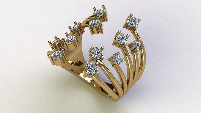 Women Ring Jewelry 3D model | CGTrader