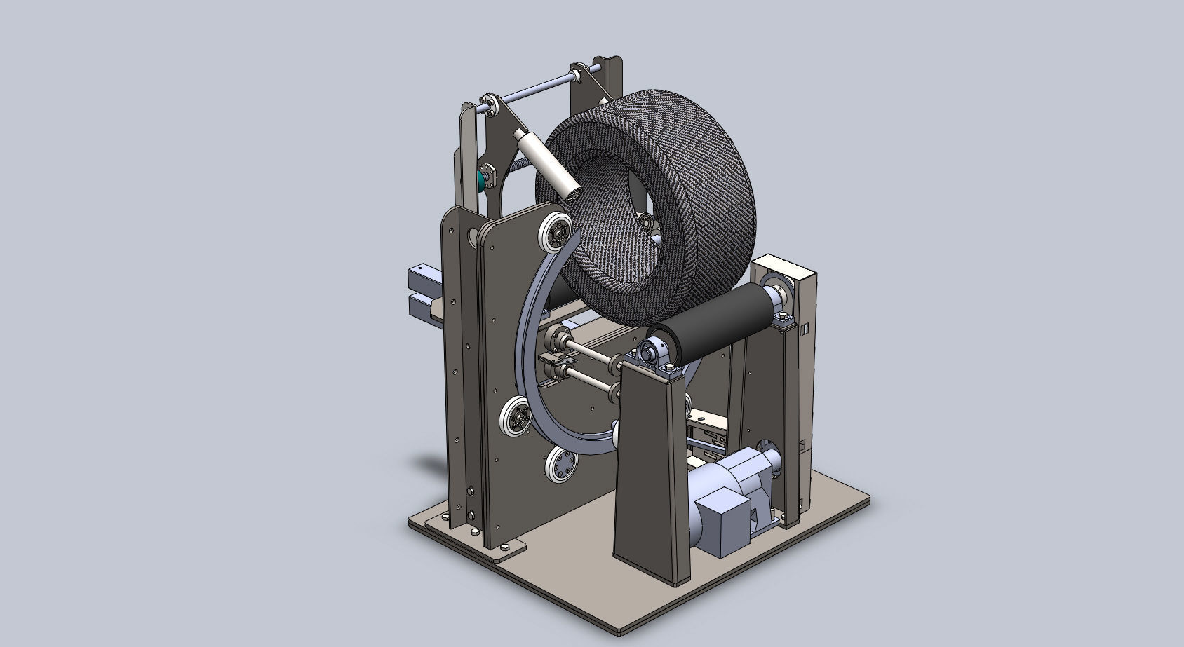 Tire wrapping machine 3D model | CGTrader