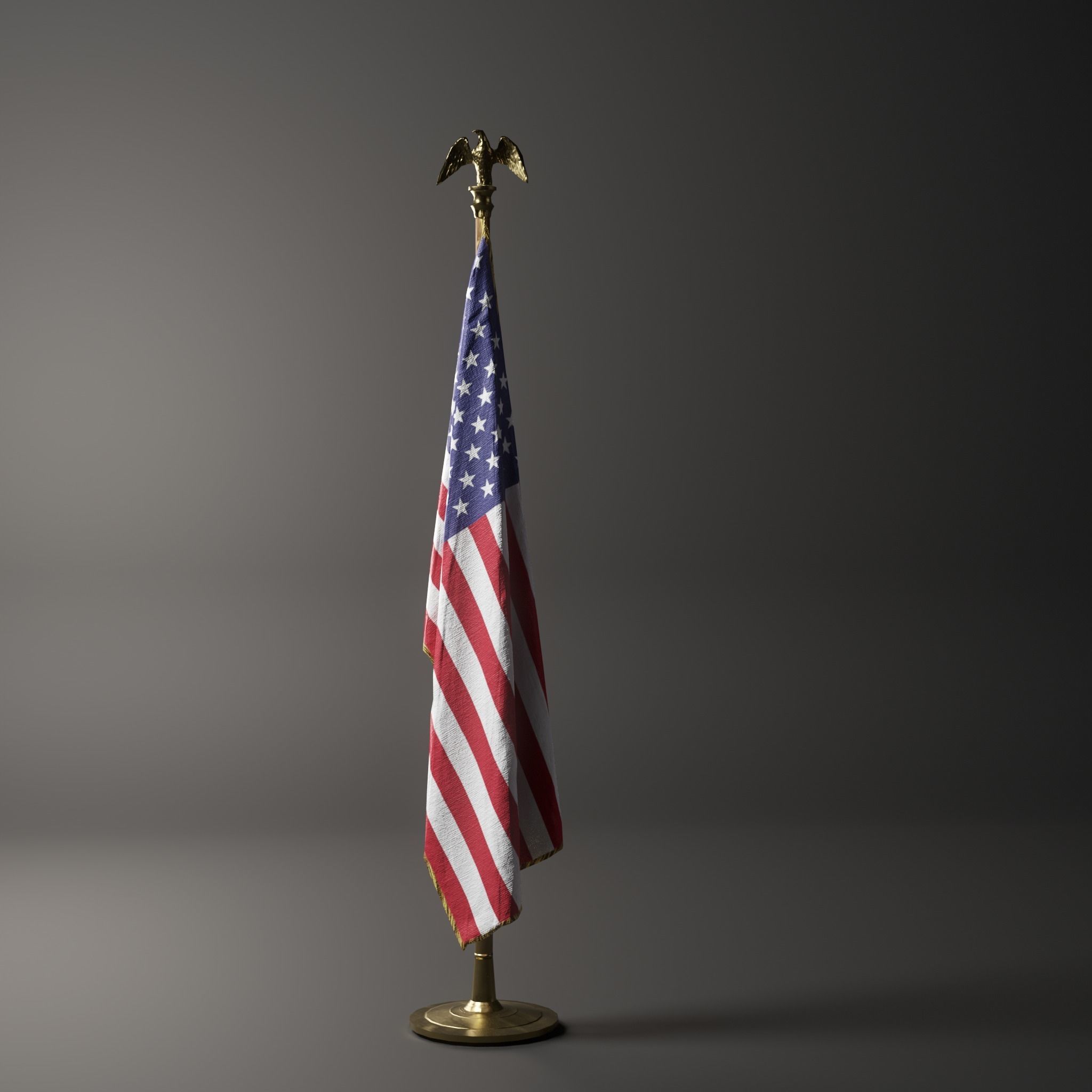 3D model American Flag VR / AR / low-poly | CGTrader
