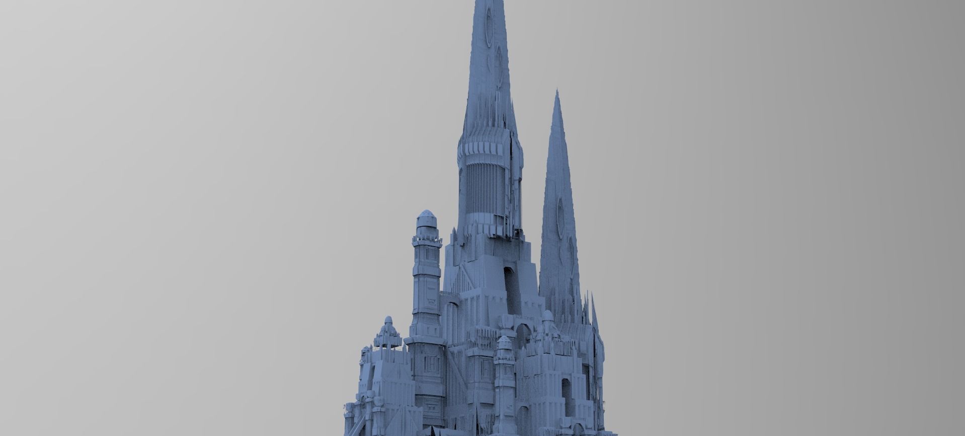 Wizards Master Fortress Towers 2 3D model | CGTrader