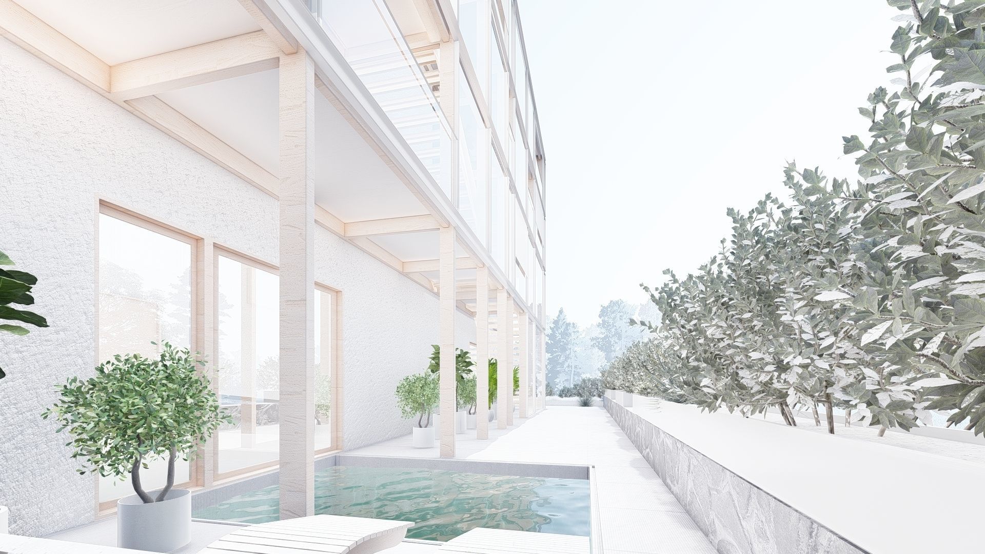 Modern House - Reconstruction 3D model | CGTrader