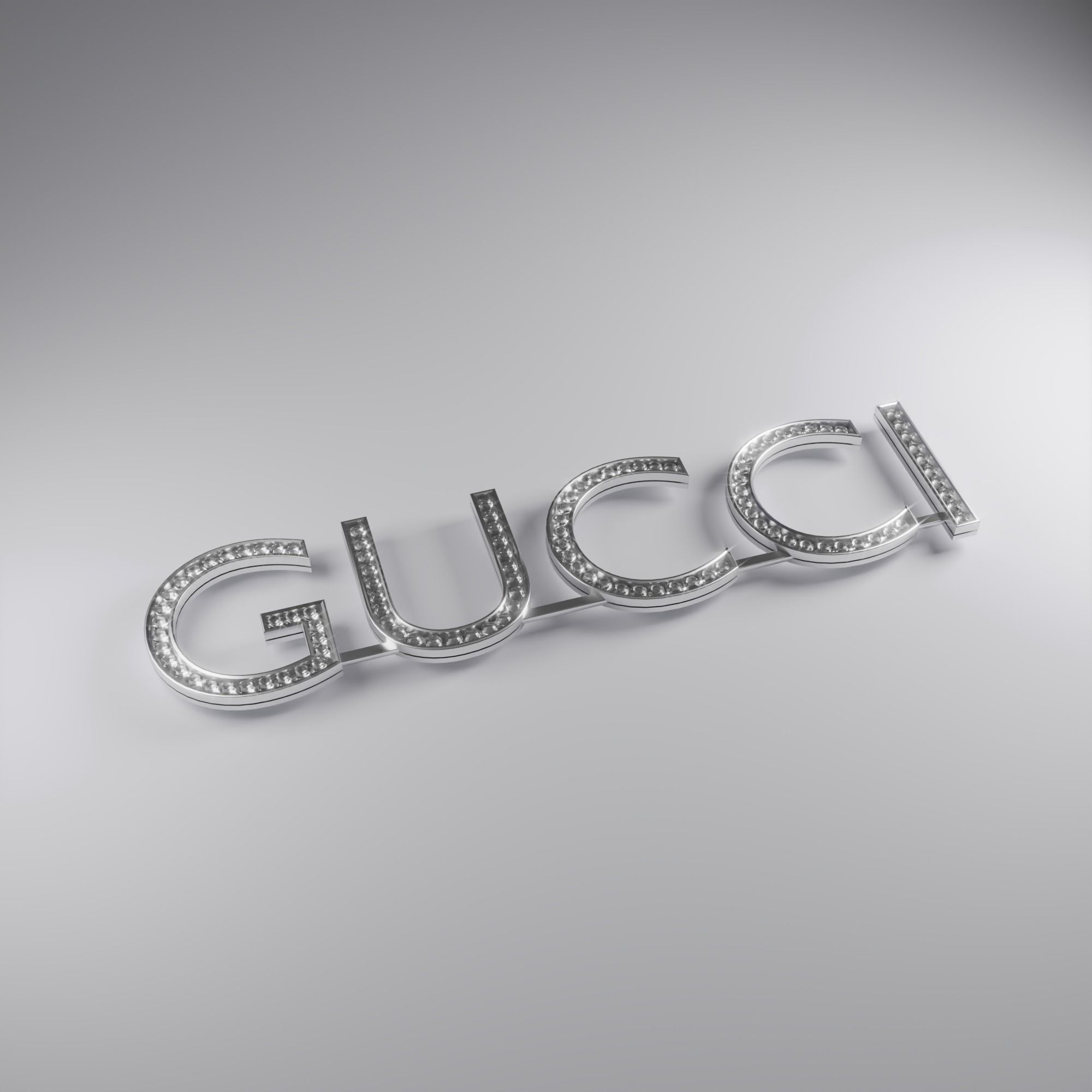 Gucci Logo Jewlry free VR / AR / low-poly 3D model | CGTrader