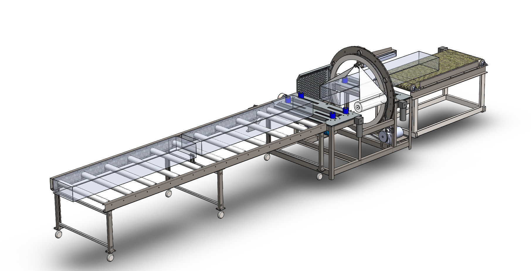 Horizontal Film Wrapping Machine 3D model | CGTrader