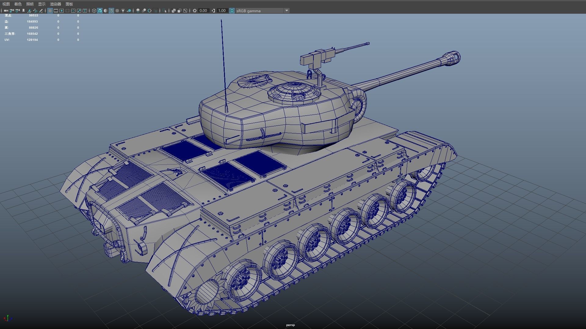 Tank M26 Pershing PBR Military World War Army vehicle weapon 3D model ...