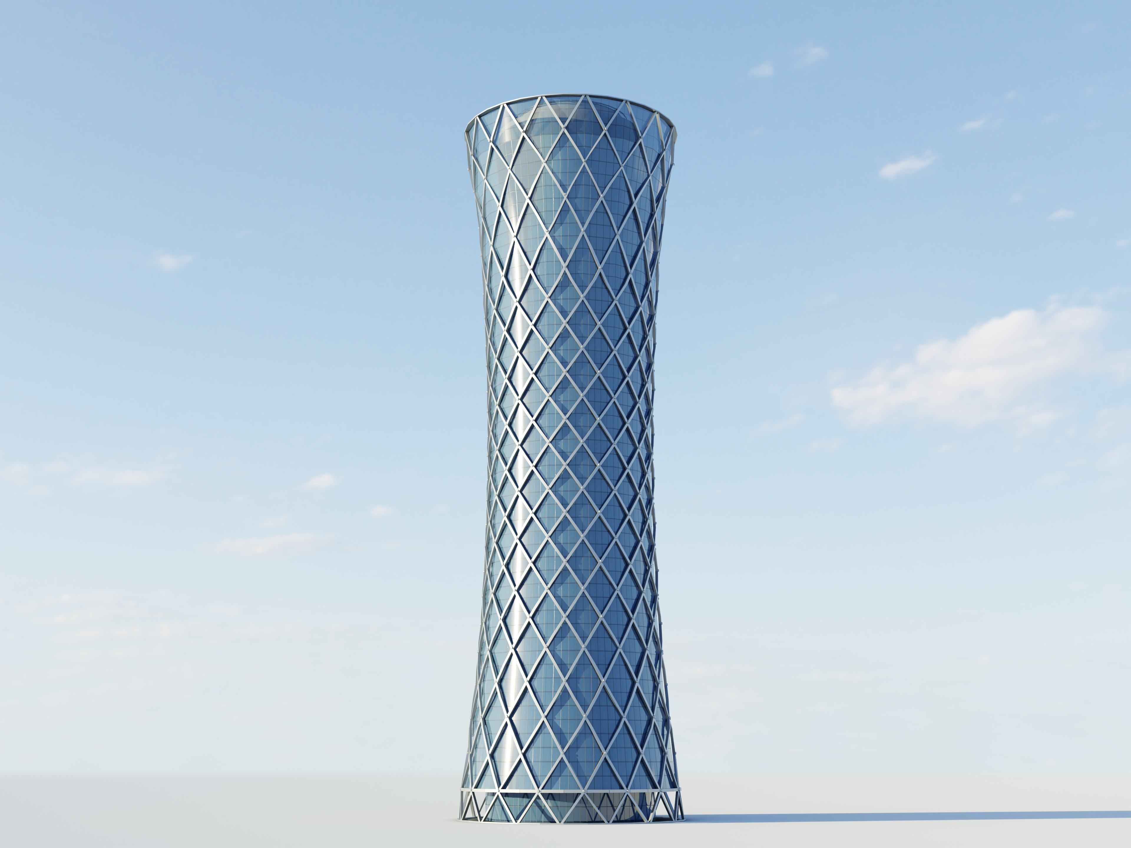 3D model tornado tower - doha Qatar VR / AR / low-poly | CGTrader