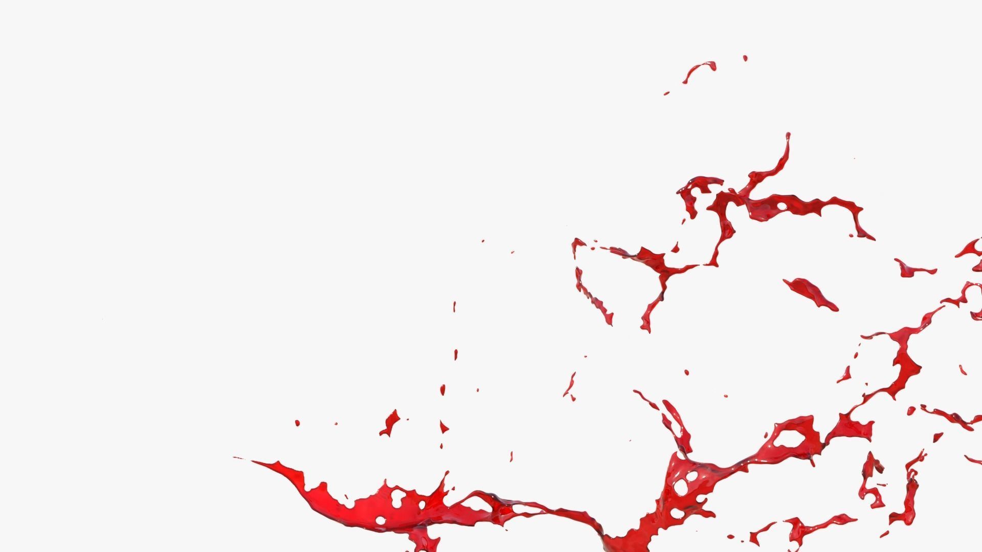 Animated Blood Burst 3 3D model animated | CGTrader