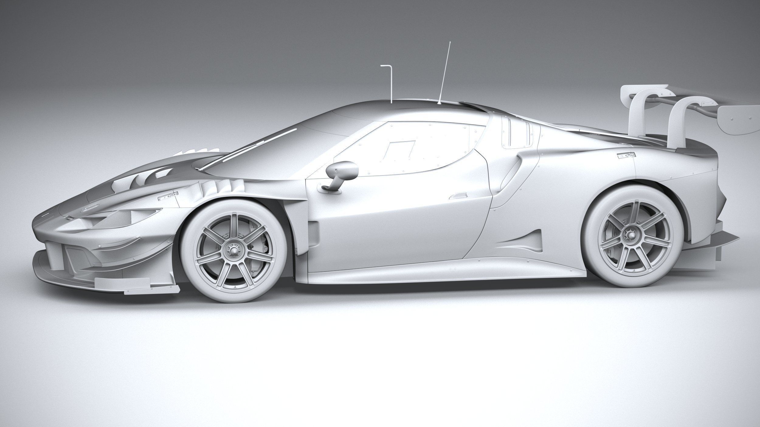 Ferrari 296 GT3 2023 3D model | CGTrader