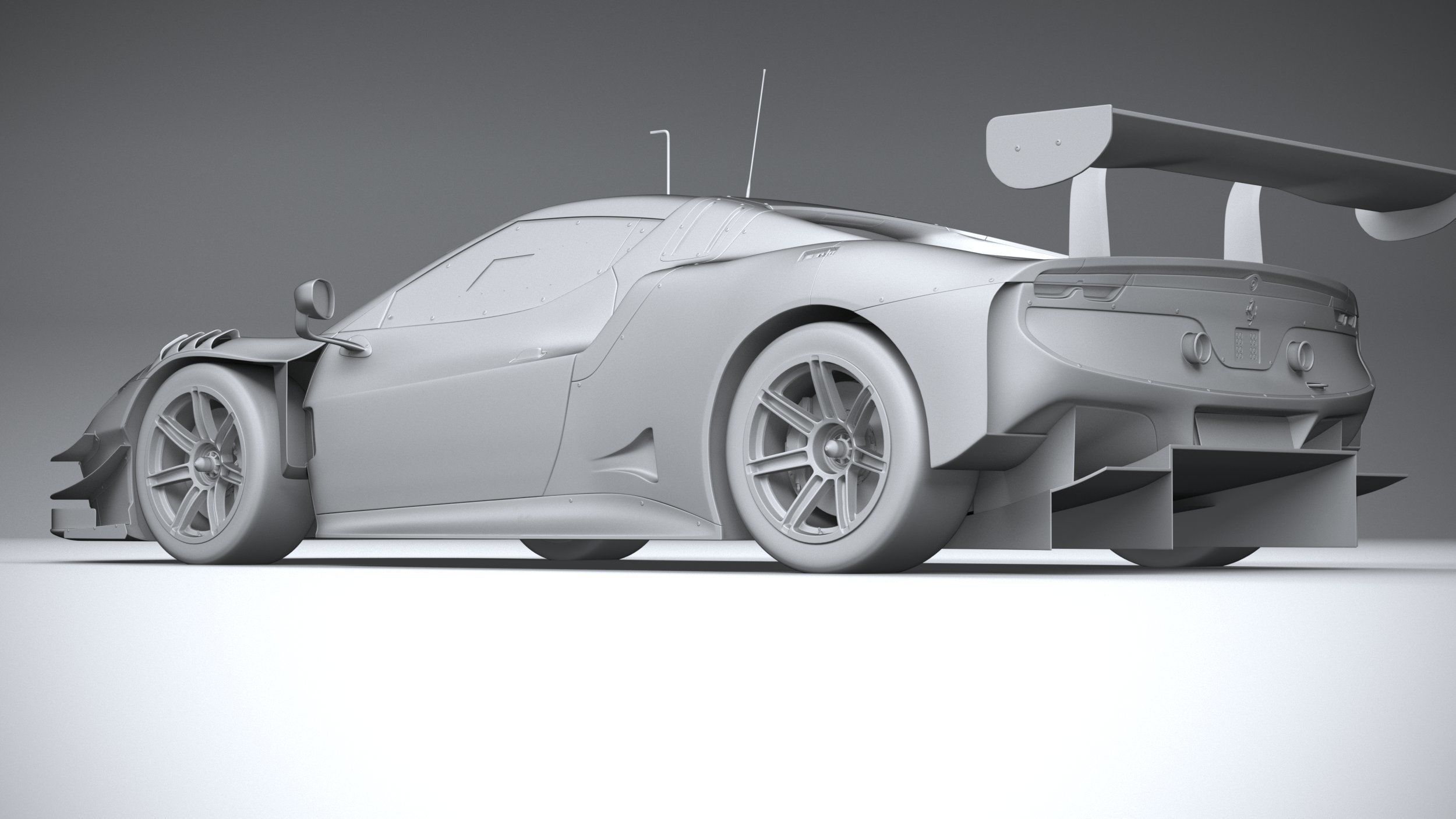 Ferrari 296 GT3 2023 3D model | CGTrader
