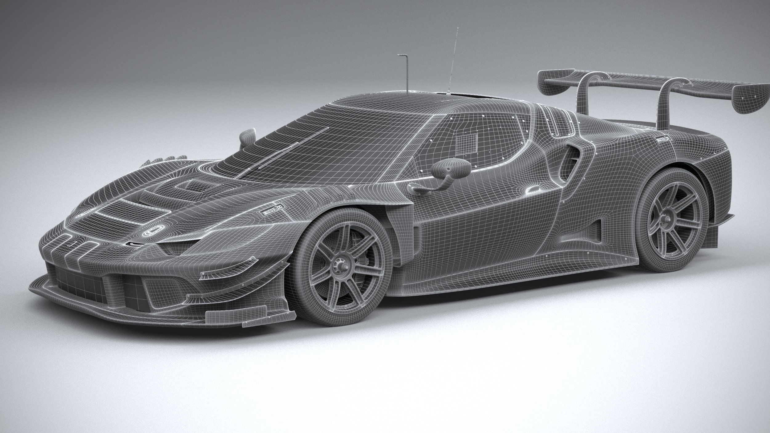 Ferrari 296 GT3 2023 3D model | CGTrader