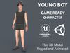 3D model Young Boy VR / AR / low-poly | CGTrader