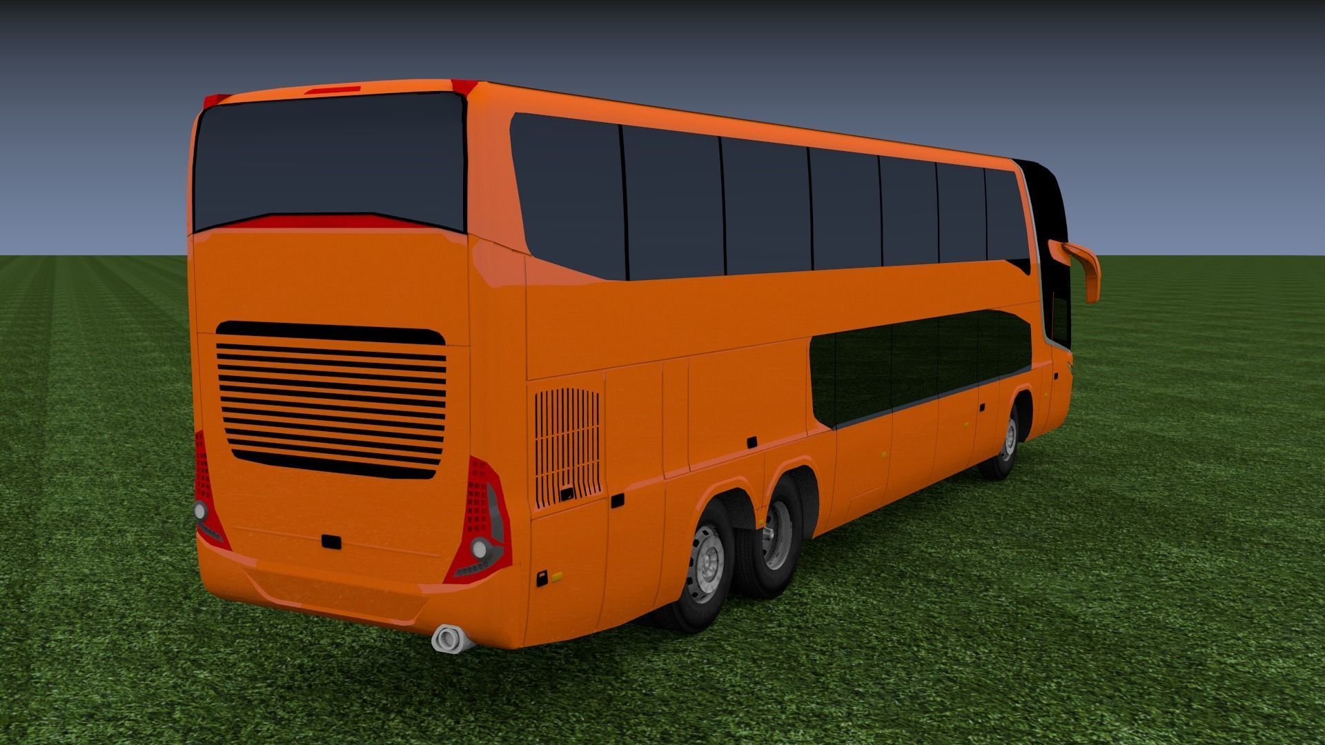 3D model Bus Marcopolo Paradiso G7 1800 VR / AR / low-poly | CGTrader