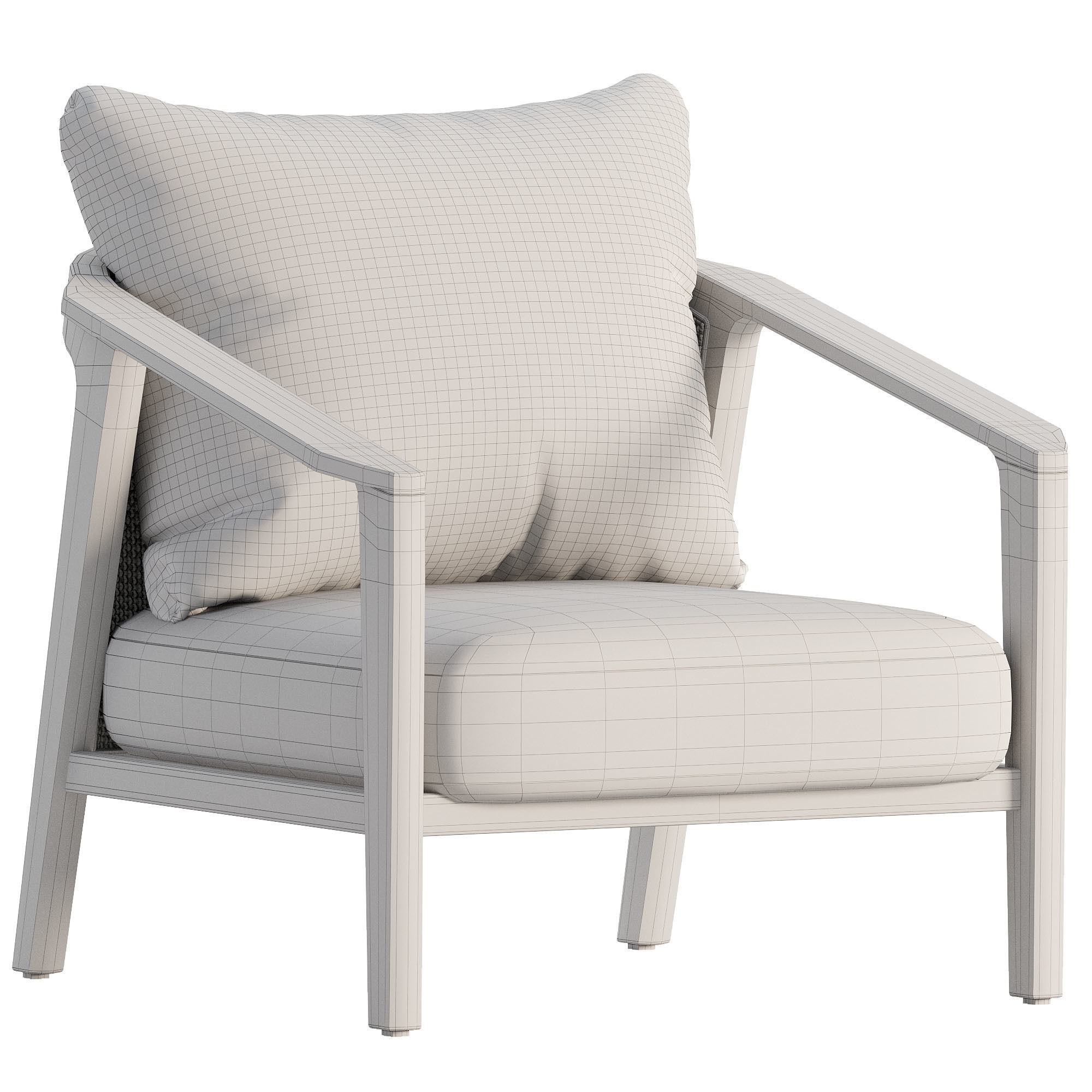 Malta Teak chair by RH 3D model | CGTrader