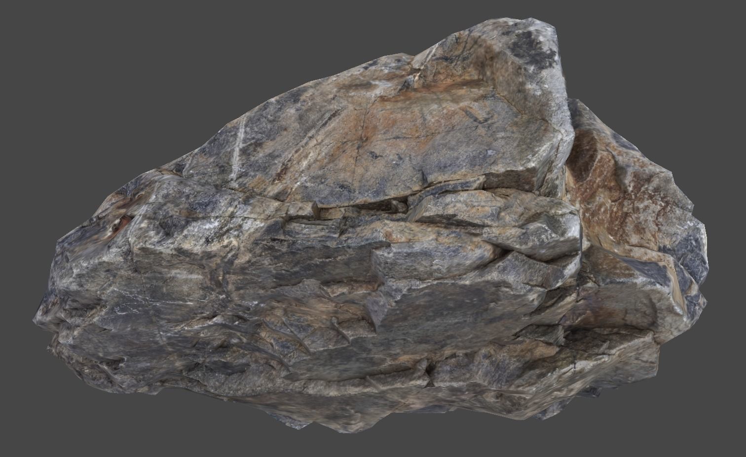 3D model Jagged Basalt- 8K Textures - 6 Mesh Resolutions VR / AR / low ...