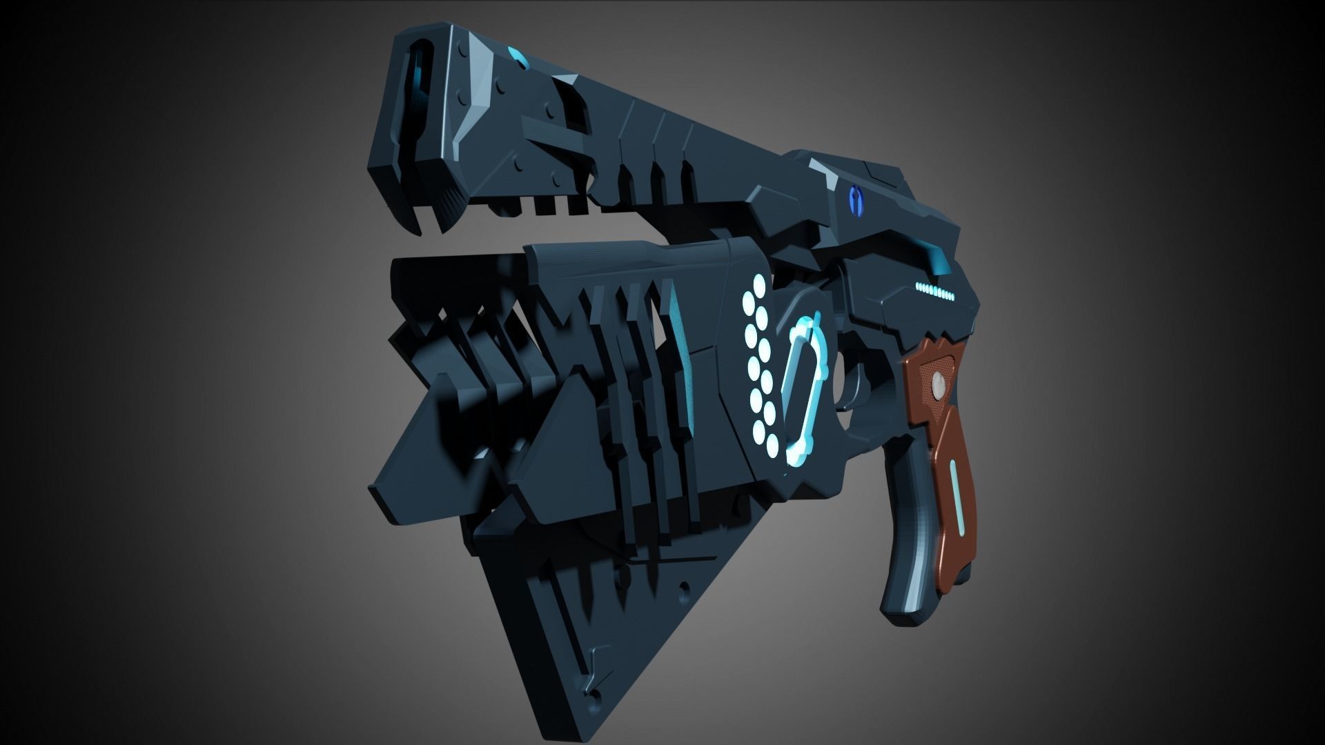 Psycho Pass - Lethal eliminator 3D model 3D printable | CGTrader