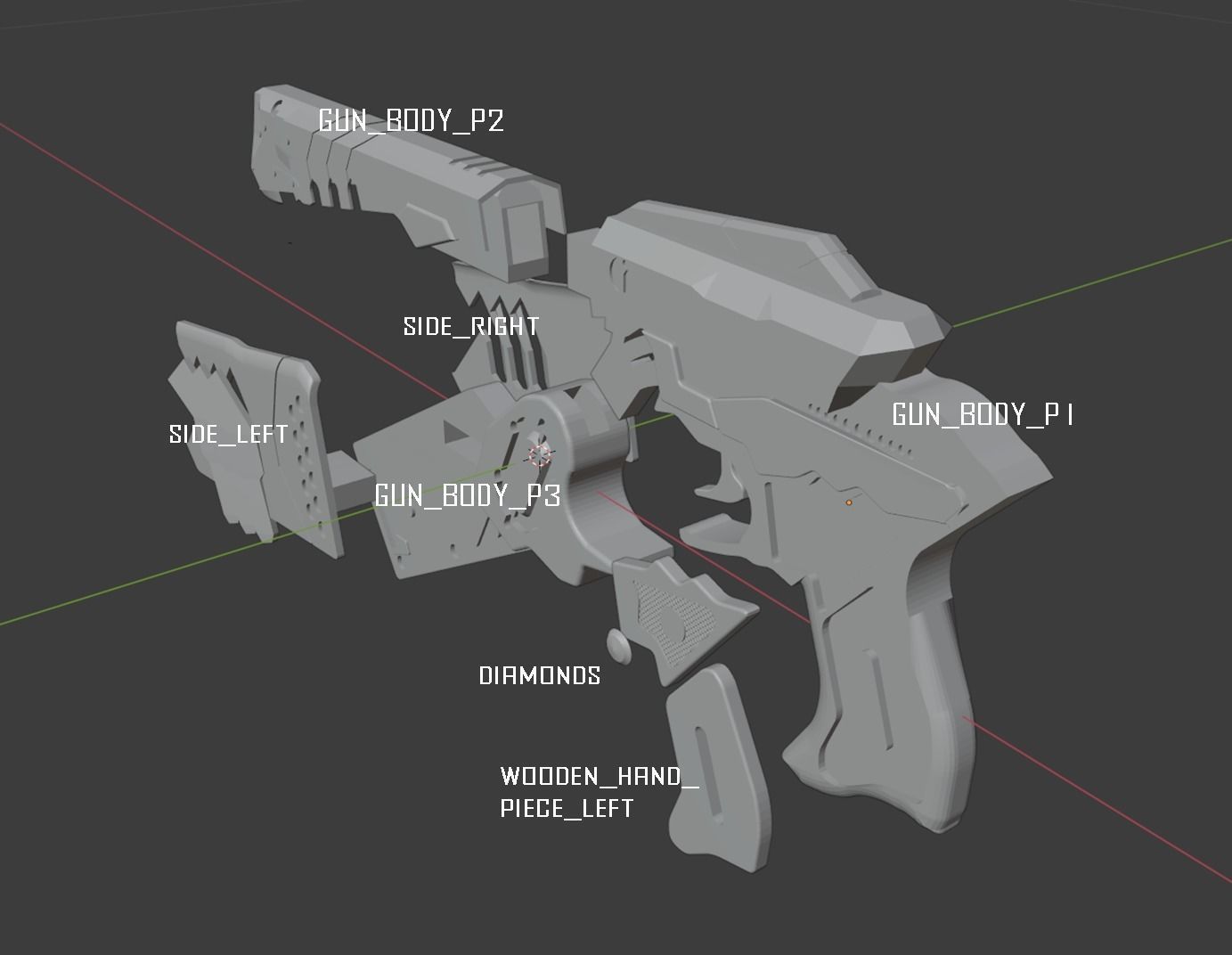Psycho Pass - Lethal eliminator 3D model 3D printable | CGTrader