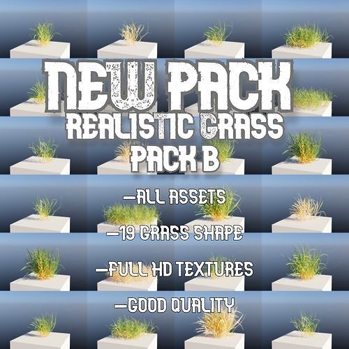 19 realistic grass models free 3D model | CGTrader