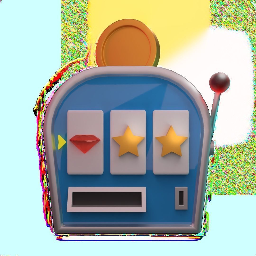 3D model Slot Machine and Spinning Wheel VR / AR / low-poly | CGTrader
