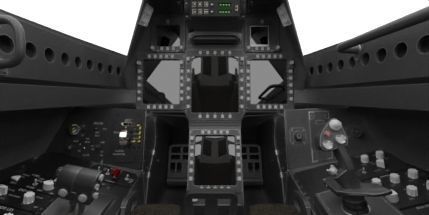 F-22 Raptor Cockpit 3D model animated | CGTrader