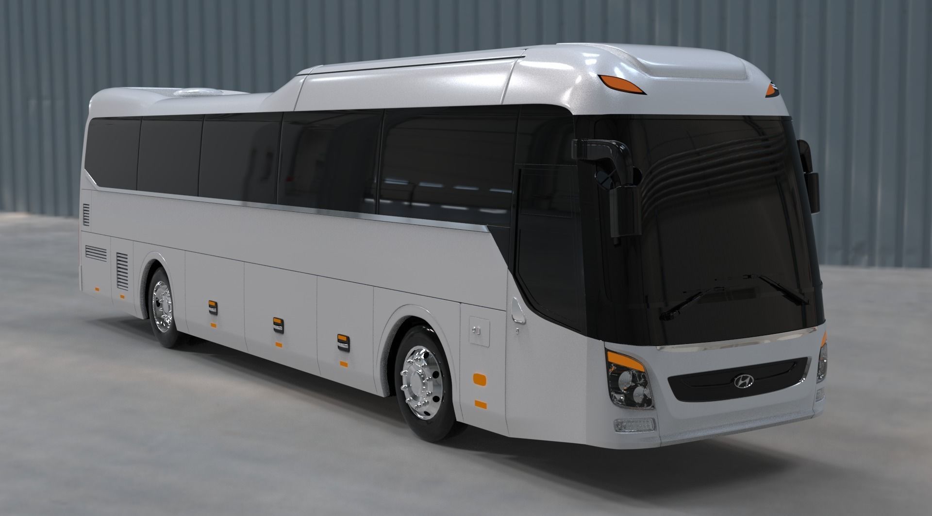 Hyundai Universe Luxury 3D Model 3D model | CGTrader